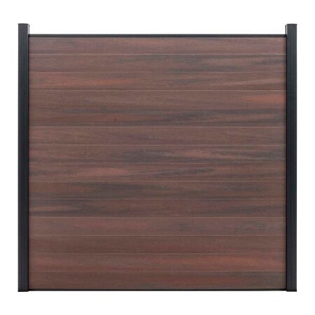 Jewett Cameron Companies Full Composite 6'W x 4'H Black Rose Aluminum ...