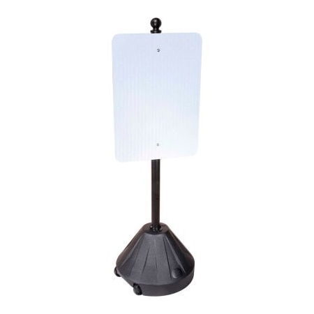 Joseph Struhl Co Magic Master XL-Portable Pole Rolling Sign Base, 48 ...