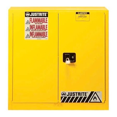 Justrite Justrite 40 Gallon 2 Door, Manual, Paint & Ink Cabinet, 43"W x ...