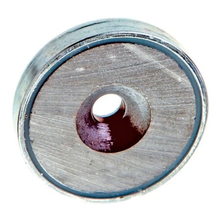 J.W. Winco Retaining Magnet Assembly Disc-Shape w/ Countersunk Thru ...