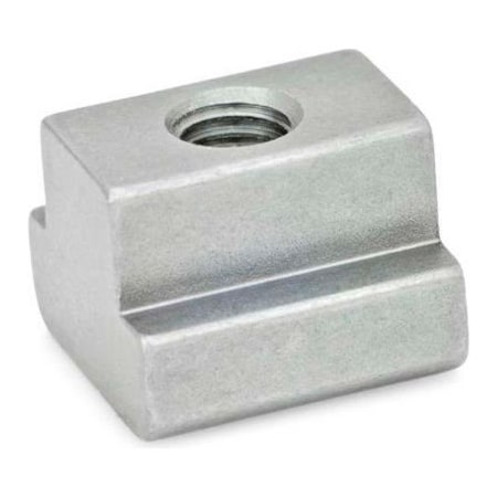 J.W. Winco J.W. Winco DIN 508 T-Slot Nuts, Steel, Plain, M14, 1"W x 11/ ...