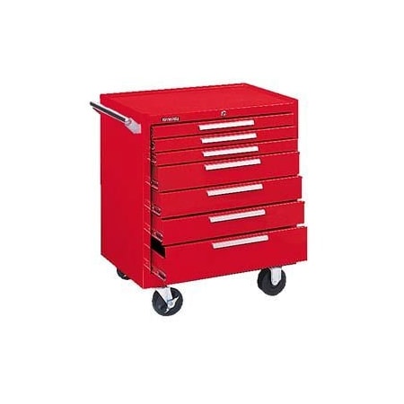 Kennedy Kennedy 297XR K2000 Series 29W X 20D X 35H 7 Drawer Red Roller ...