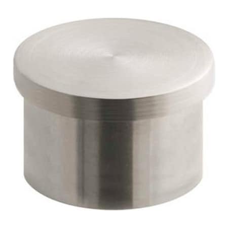 Lavi Industries , End Cap, Flush, for 1" Tubing, Satin Stainless Steel ...