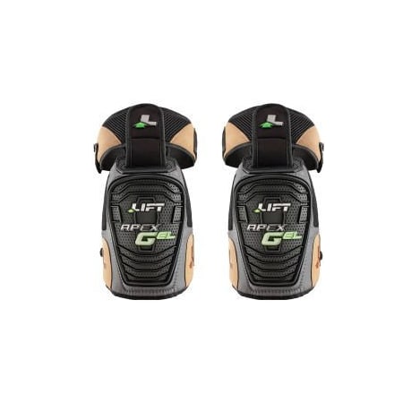 Lift Safety Apex Gel Knee Guard, Knee Protector/Pad, 1 Pair KAX-0K | Zoro