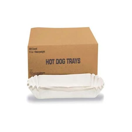 Lagasse Hoffmaster HFM 610740 - Fluted Hot Dog Trays, Heavy Weight ...