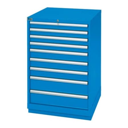 Lista International Lista 9 Drawer Standard Width Cabinet - Bright Blue ...