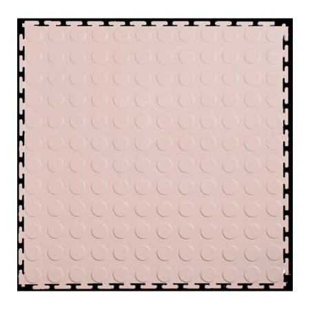 Lock-Tile Lock-TileÂ PVC Floor Tiles, , 19.5x19.5", Coin, Tan LK005 | Zoro
