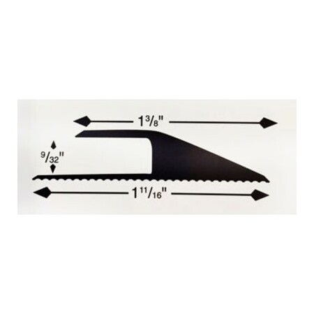 Lock-Tile Lock-TileÂ Single Edging Strip, , Black SES001 | Zoro