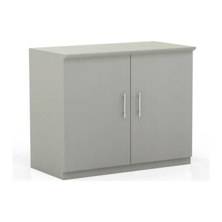 Safco Safco® Medina Series 36" Storage Cabinet with Wood Doors Textured ...