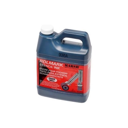 Marsh Shipping Supply Co Marsh Rolmark Stencil Ink, 1 Qt., Black 20903 ...