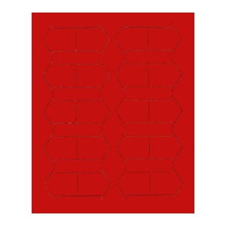 Magna Visual 3/4" Red Magnetic Arrows 20/Pk FI-423 | Zoro