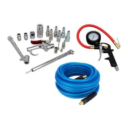Milton Industries Milton Tire Inflator, Air Hose & Accessories Kit ...