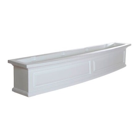 Mayne Mail Post Inc Mayne® Nantucket 5-ft. Window Box, White 4832-W | Zoro