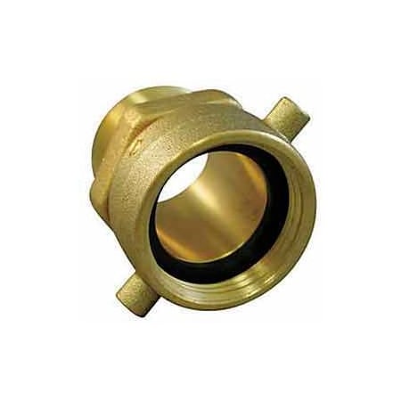 Moon American Fire Hose Female Swivel X Male Solid Adapter - 2-1/2 NH ...