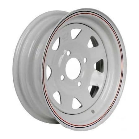 Martin Wheel Martin Wheel 12 x 4 4 Hole Custom Spoke Steel Wheel R-124S ...