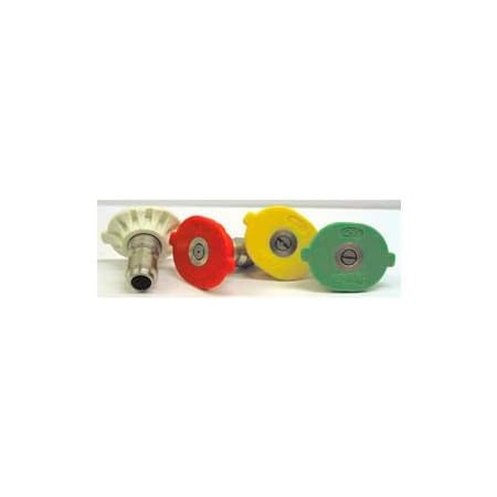 Mtm Hydro 4000 psi Quick Connect Nozzle 0, 15, 25, and 40 degree 4-Pack ...