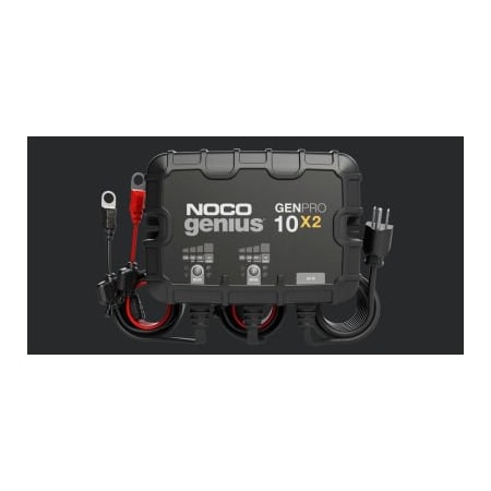 The Noco Co NOCO 2-Bank 20A Onboard Battery Charger GENPRO10X2 | Zoro