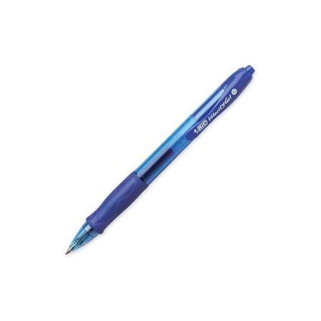 Bic Bic Velocity Rollerball Retractable Gel Pen, 0.7mm, Blue Ink, Dozen ...