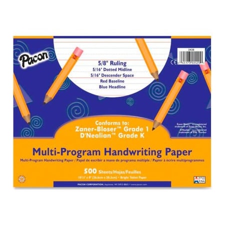 Pacon Corporation Pacon® Multi-Program Handwriting Paper, 10-1/2" x 8 ...