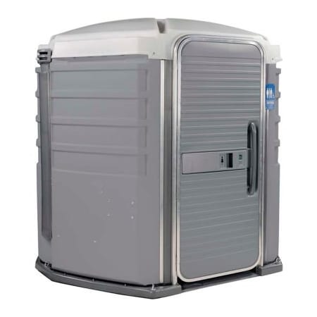 Polyjohn PolyJohn We'll Care ADA Compliant Portable Restroom Pewter ...