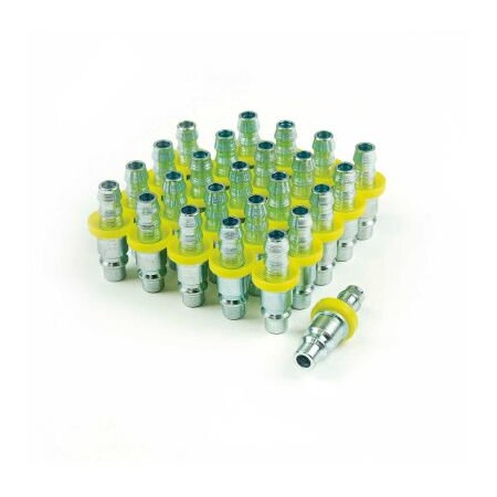 Primefit Primefit I/M-Style Steel Plug 3/8" x 3/8" Push On Barb - Pack ...
