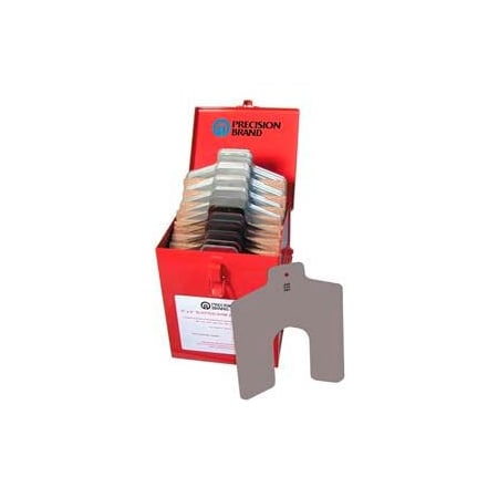 Precision Brand Products Size E 6" x 6" Stainless Steel Slotted Shim ...