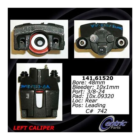 Centric Posi Quiet Loaded Caliper with New Phenolic Pistons , Posi ...