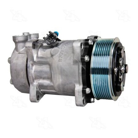 Four Seasons New Sanden/Sankyo SD7H15 Compressor w/ Clutch - 158552 | Zoro