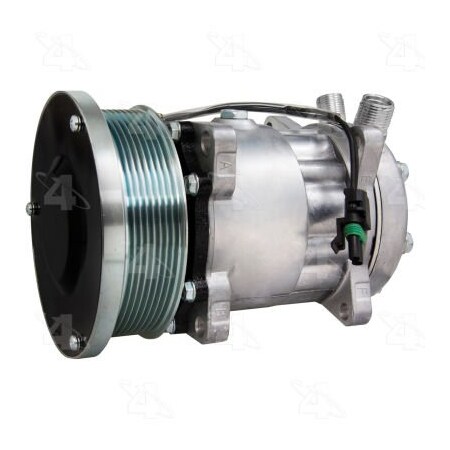 Four Seasons New Sanden/Sankyo SD7H15 Compressor w/ Clutch - 158593 | Zoro