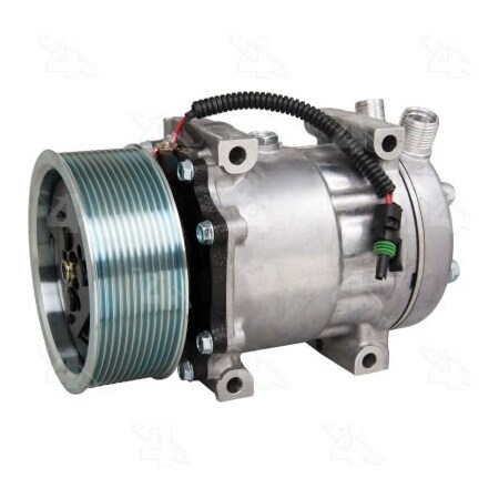 Four Seasons New Sanden/Sankyo SD7H15 Compressor w/ Clutch - 168508 | Zoro