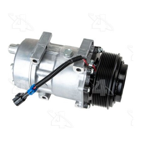 Four Seasons New Sanden/Sankyo SD7H15 Compressor w/ Clutch - 198506 | Zoro