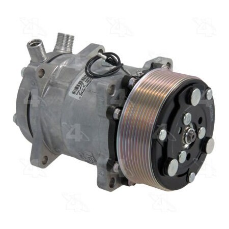 Four Seasons New Sanden/Sankyo SD5H14 Compressor w/ Clutch - 58650 | Zoro