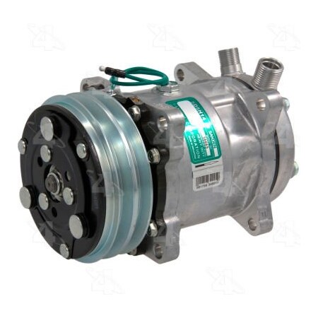 Four Seasons New Sanden/Sankyo SD5H14 Compressor w/ Clutch - 58666 | Zoro