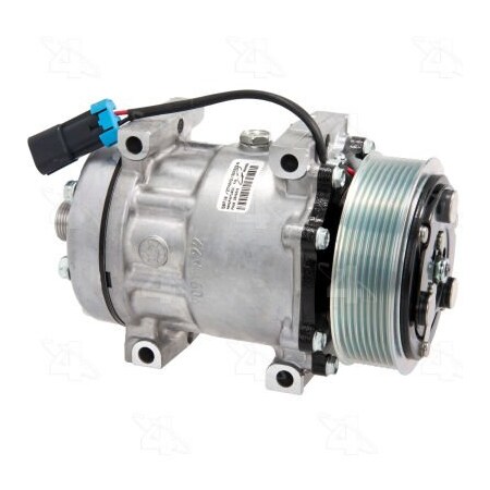 Four Seasons New Sanden/Sankyo SD7H15 Compressor w/ Clutch - 58710 | Zoro