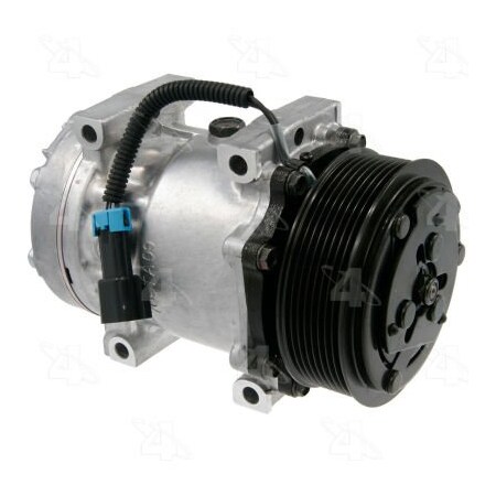 Four Seasons New Sanden/Sankyo SD7H15 Compressor w/ Clutch - 58784 | Zoro