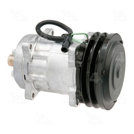 Four Seasons New Sanden/Sankyo SD7H15 Compressor w/ Clutch - 58791 | Zoro