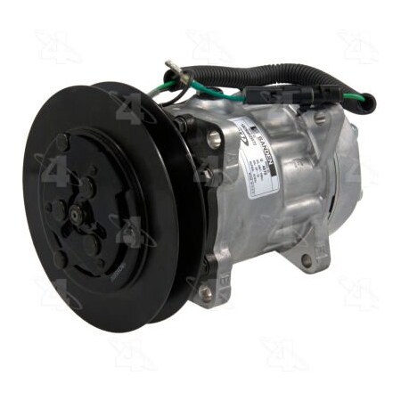 Four Seasons New Sanden/Sankyo FLX7 Compressor w/ Clutch - 68164 | Zoro