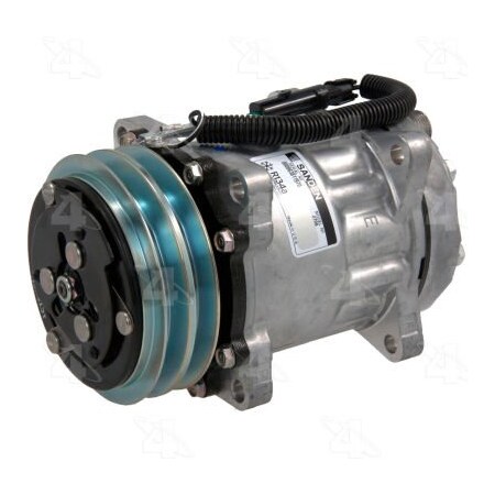 Four Seasons New Sanden/Sankyo SD7H15 Compressor w/ Clutch - 78553 | Zoro