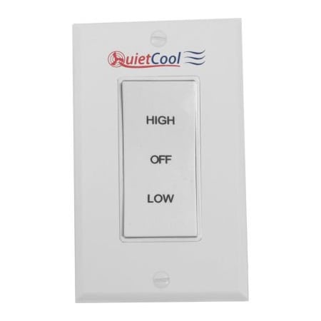 Quietcool QuietCool Hi/Low/Off Rocker Switch & Plate IT-35000 IT-35000 ...