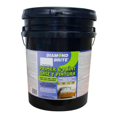 Diamond Brite Diamond Brite Latex Paint & Primer In-One, 5 Gallon Pail ...