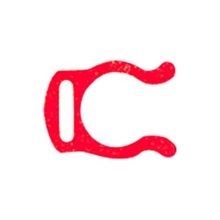 Reliance Worldwide John Guest 3/8'' Single Locking Clip, Red - Pack of ...
