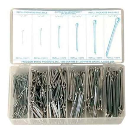 Sarjo Industries Cotter Pins, Extended Prong, Zinc Plated Steel, Large ...