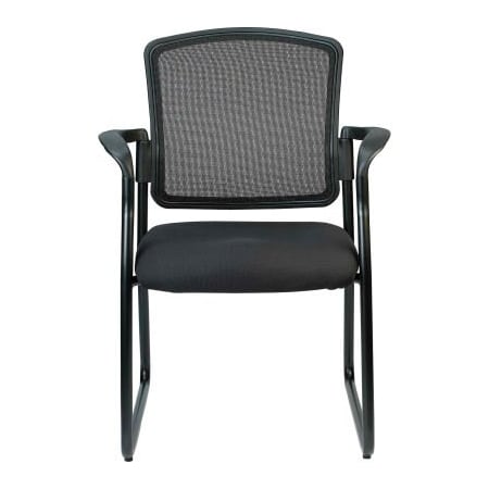 Raynor Marketing Eurotech Dakota Side Chair - Black Fabric / Mesh - Non ...