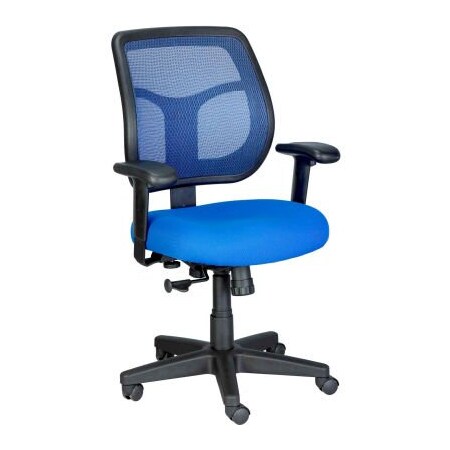Raynor Marketing Eurotech Apollo Task Chair - Blue Fabric / Mesh MT9400 ...