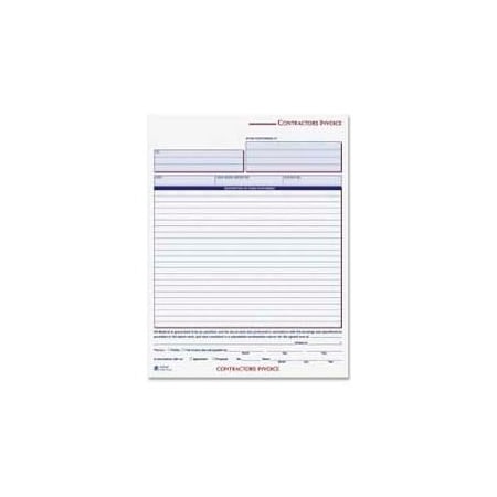 Adams Mfg Adams Contractors Invoice Book, 3-Part, 8-3/8" x 11-7/16 ...