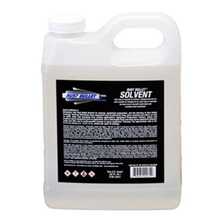 Rust Bullet Llc Rust Bullet Solvent Quart Bottle 12/Case SOLVQ-C12 | Zoro