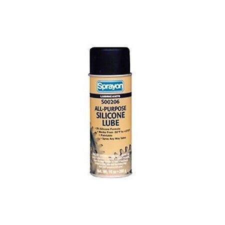 Krylon Sprayon LU206 All-Purpose Silicone Lubricant, 10 oz. Aerosol Can ...