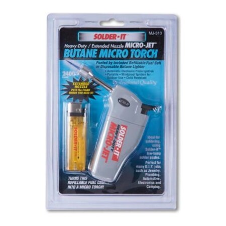 Solder - It, Inc. Heavy Duty Micro-Jet Torch With Extended Flame Nozzle ...