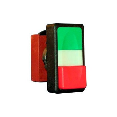 Springer Controls Co , 22 mm Double Push Button Operator, Green-Red ...
