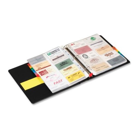 Cardinal Brands Cardinal EasyOpen Card File Binder, 20 Non-Glare Tabs ...